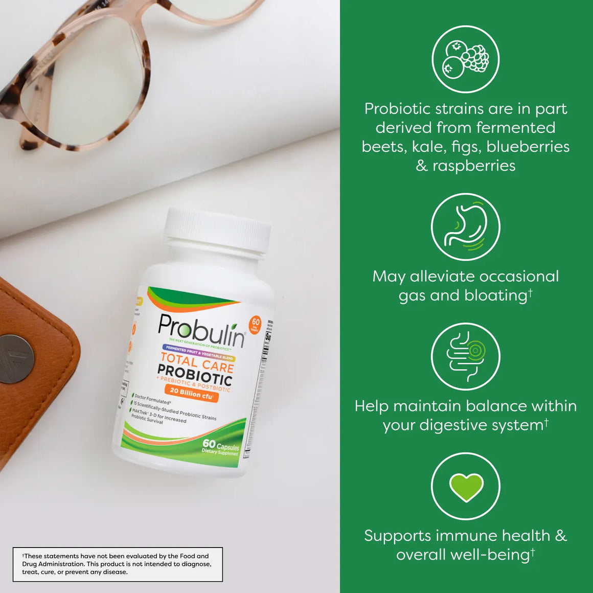 Total Care Probiotic Capsules - 60 Count - Probulin