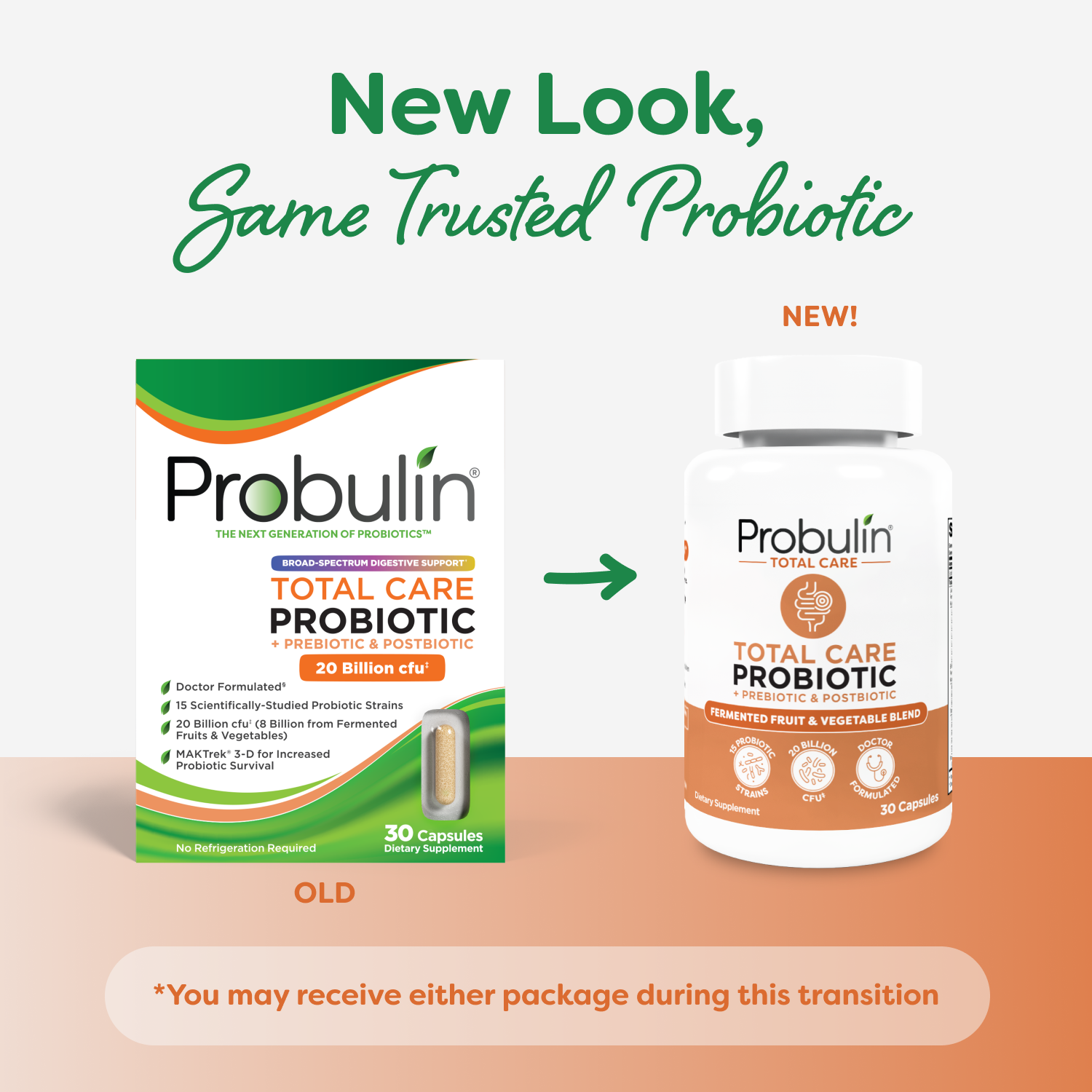 Total Care Probiotic | Broad-Spectrum Digestive & Immune Support | Probulin